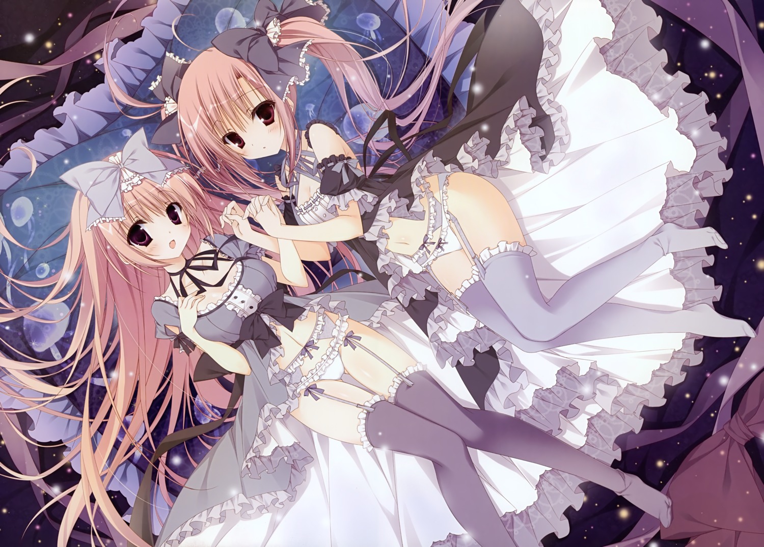 inugami kira cleavage dress garter belt pantsu stockings thighhighs | #336100 | yande.re